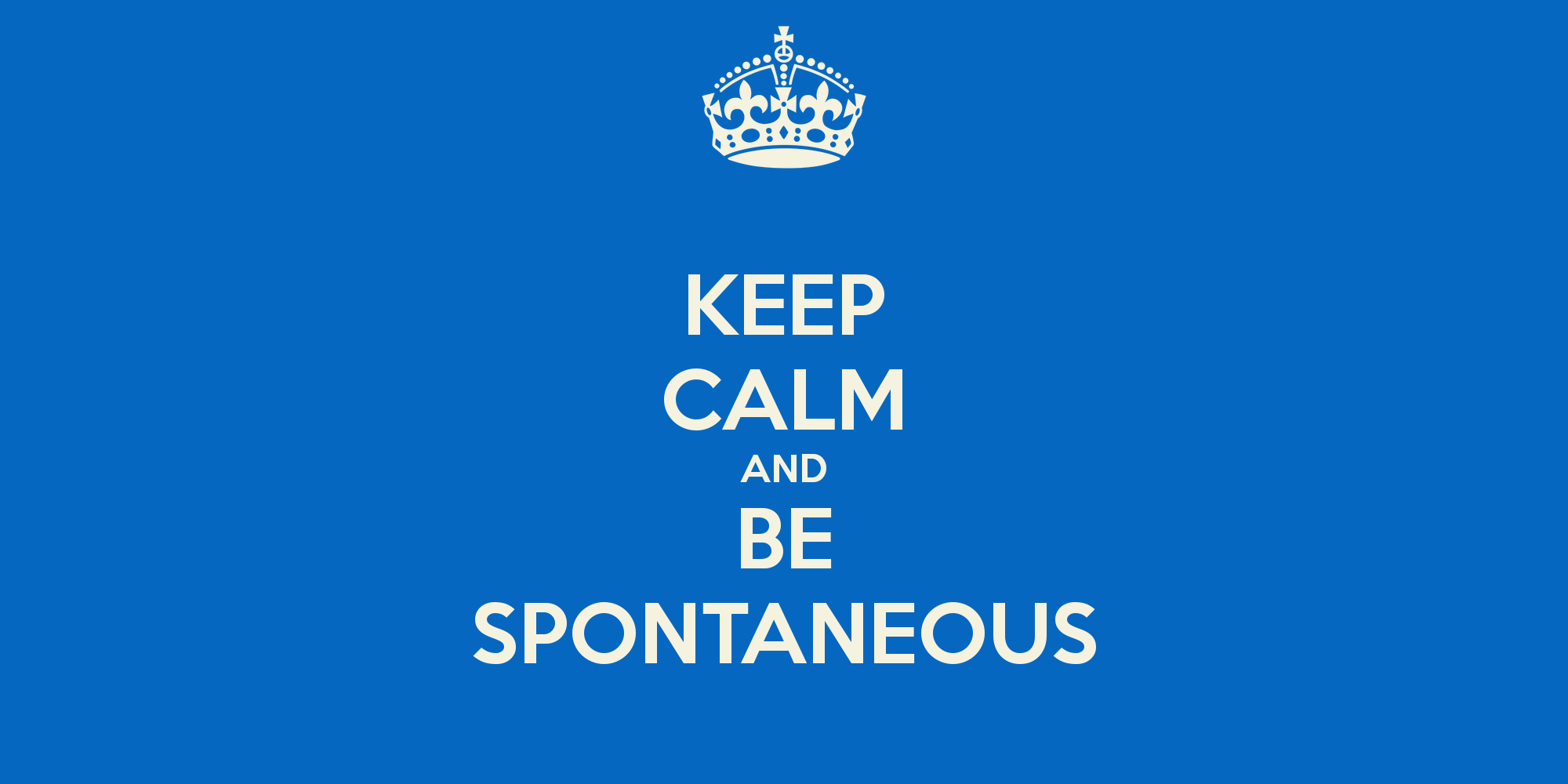 Planning To Be Spontaneous – Kristen Farrell